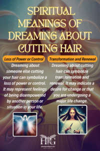 Spiritual Significance of Hair-Cut Dreams- Hypnoticgate.com